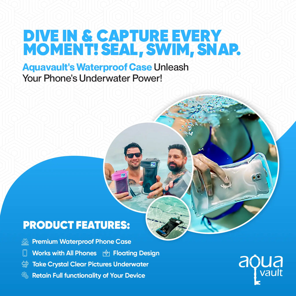 AquaVault Waterproof Floating Phone Case – AquaVault Inc.