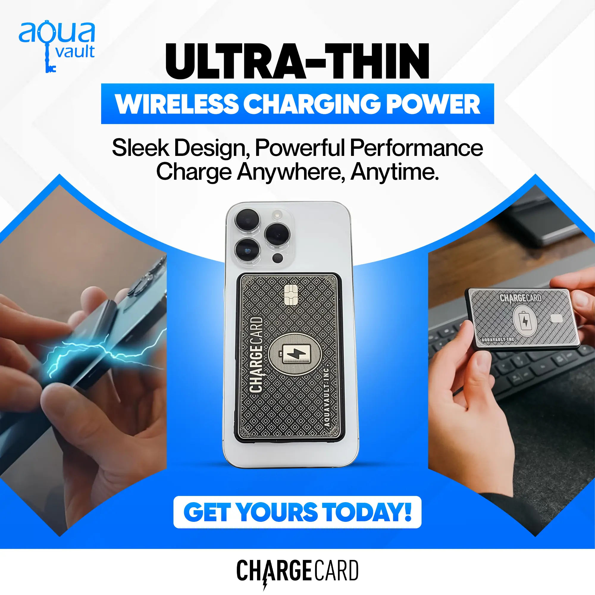 Wireless Magnetic Portable Charger - AquaVault Inc.