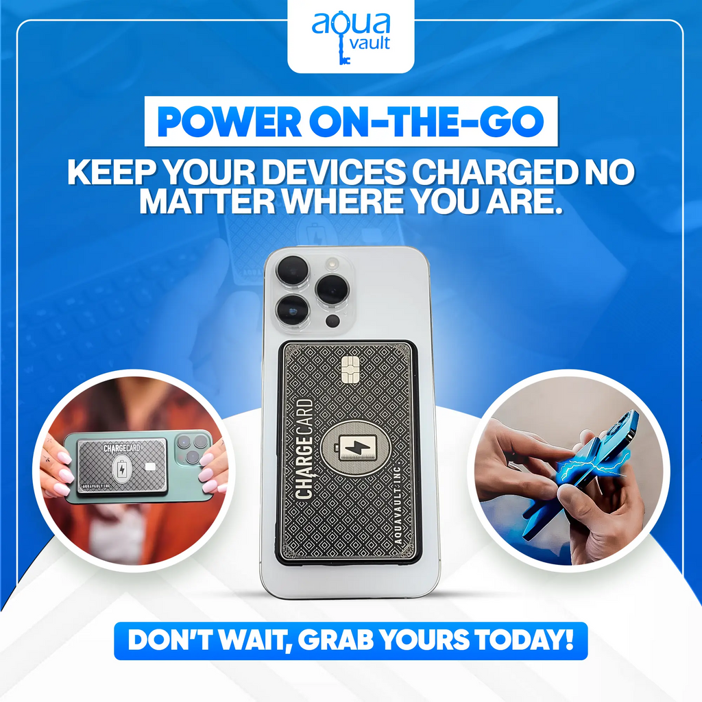 Wireless Magnetic Portable Charger – AquaVault Inc.