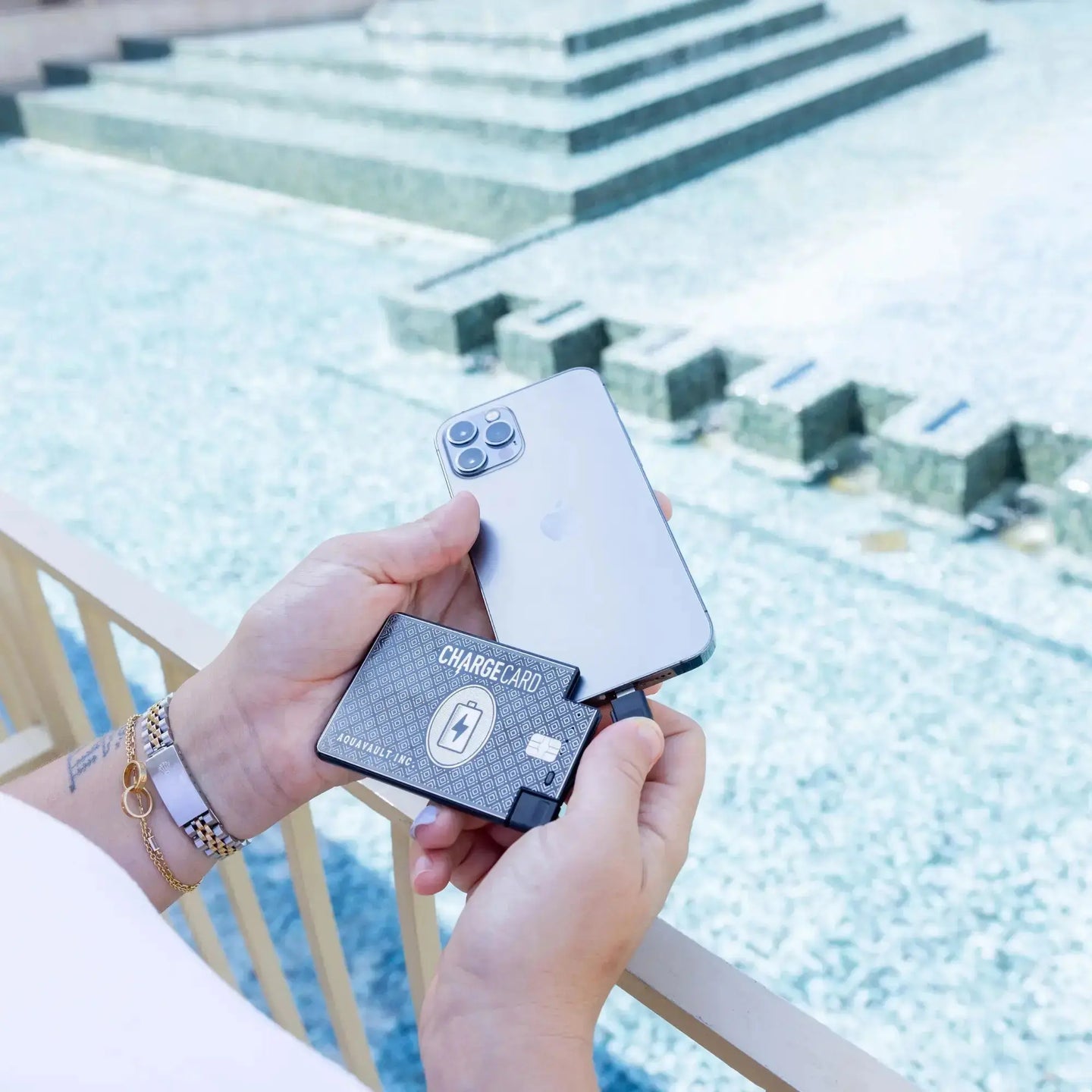 ChargeCard: A Powerful Portable Phone Charger – AquaVault Inc.