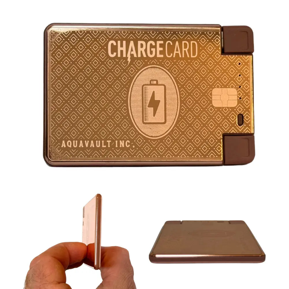 ChargeCard: A Powerful Portable Phone Charger – AquaVault Inc.