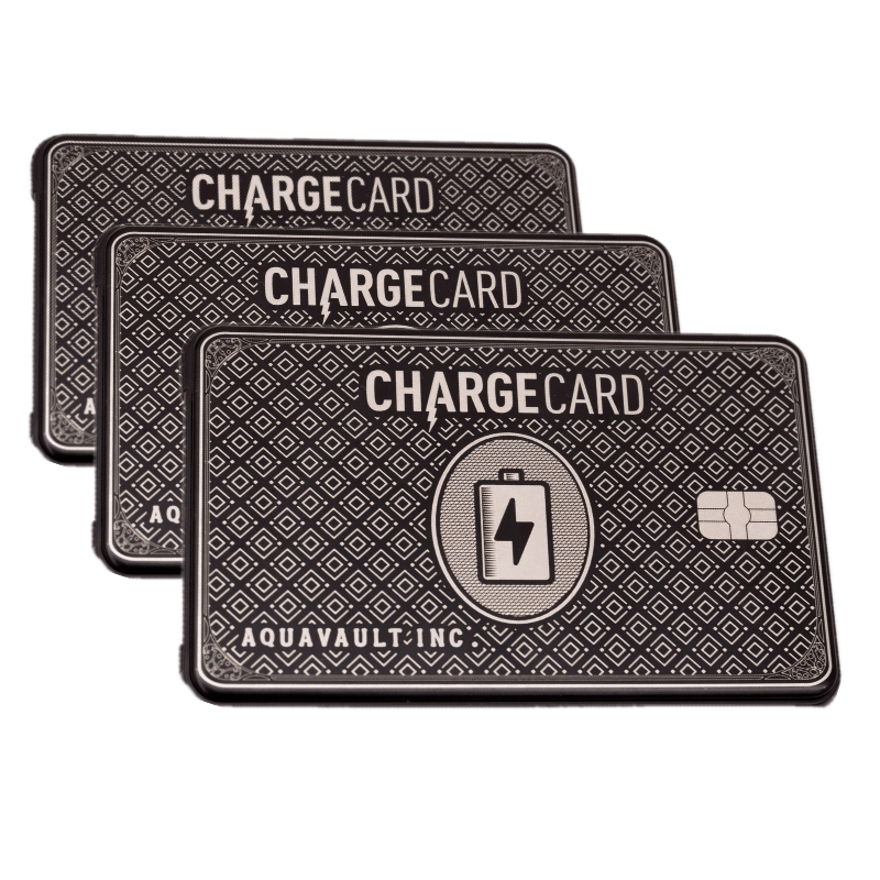 ChargeCard Wireless Ultra-Thin Power Bank – AquaVault Inc.