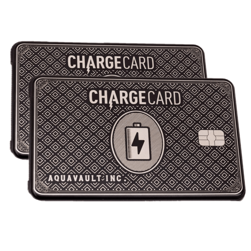 ChargeCard Wireless Ultra-Thin Power Bank – AquaVault Inc.